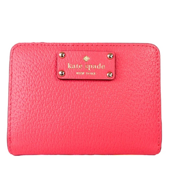kate spade | Bags | Kate Spade Wellesley Cara Bright Pink Wallet | Poshmark